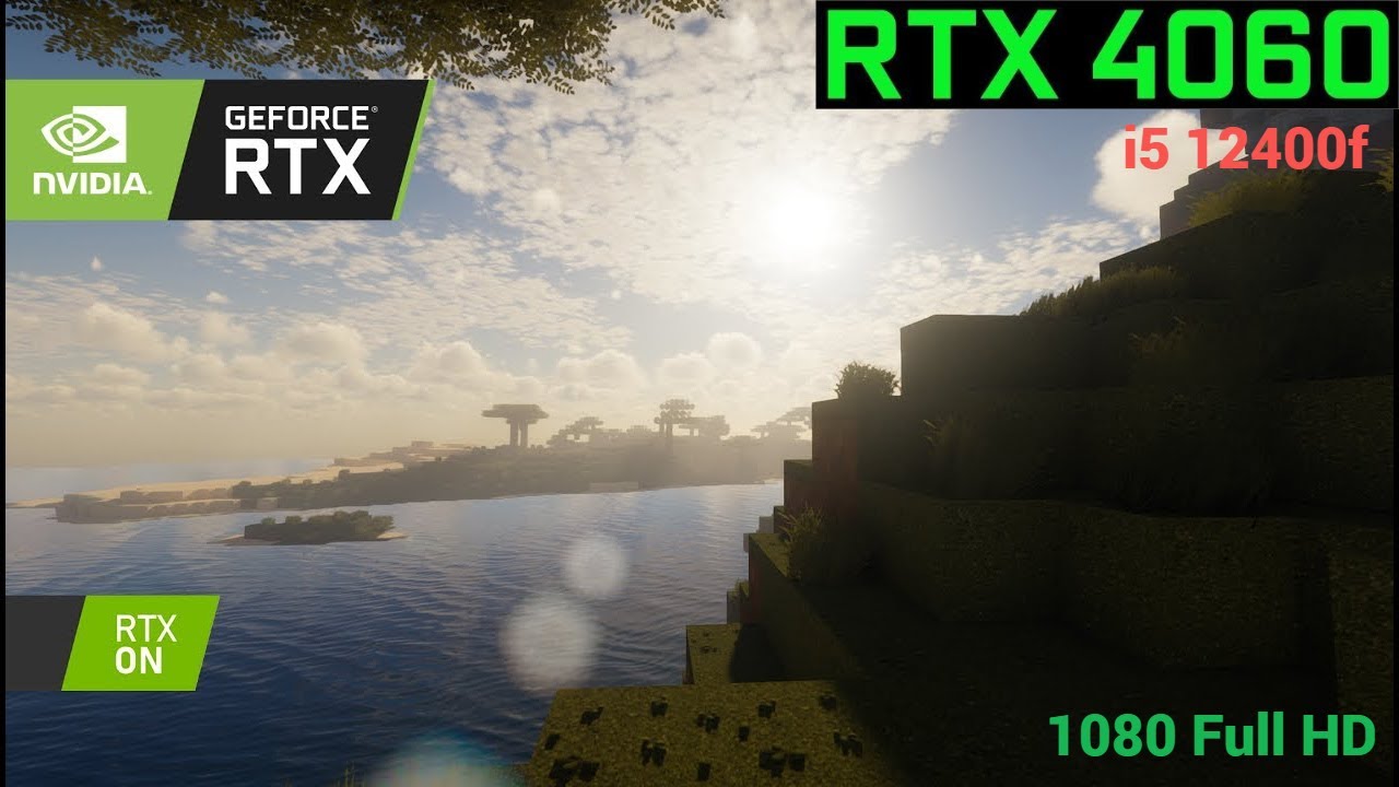 RTX 4060 + i5 12400F : Test in Minecraft l 5 Shaders - YouTube