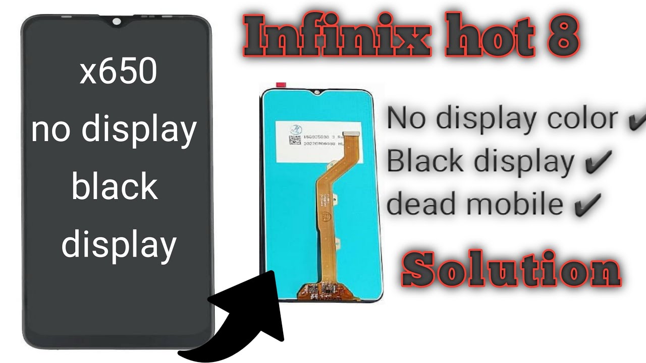 X650 no display colour || Infinix hot 8 no display colours || dead ...