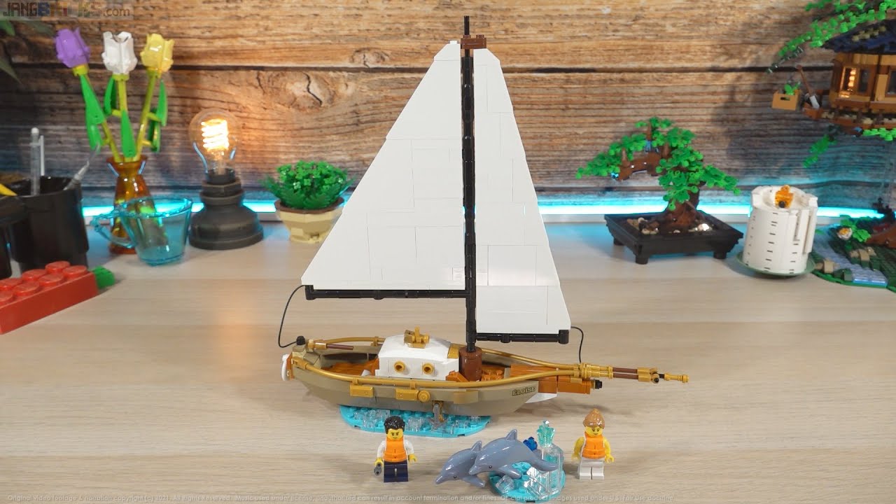 LEGO Ideas Sailboat Adventure 40487 GWP ⏩ Speed Build - YouTube