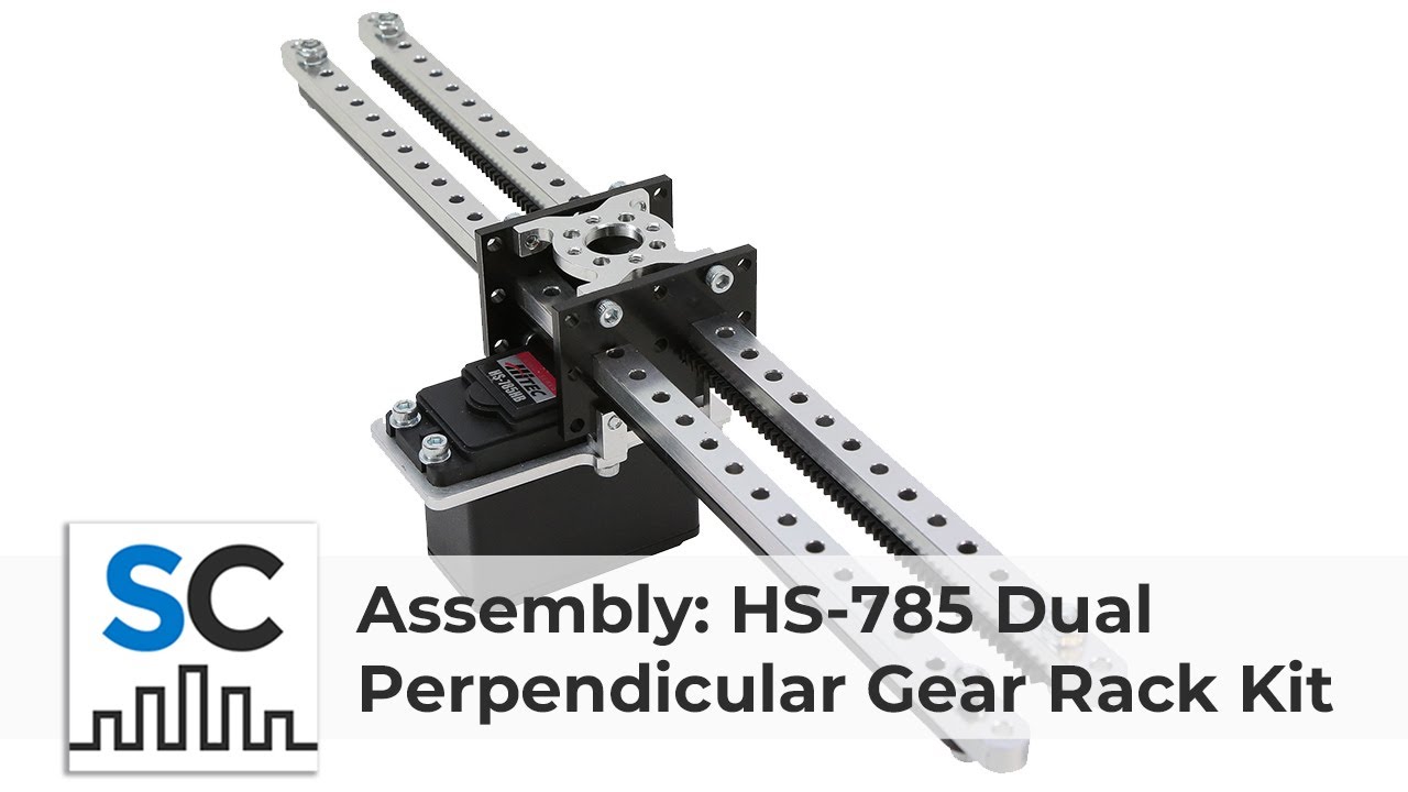 HS-785 Dual Perpendicular Gear Rack Kit Assembly Video - YouTube