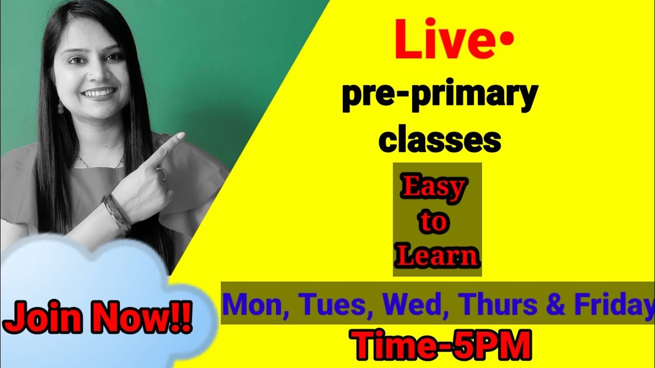Thursday Live Online Classes For Pre primary Kids easy To Learn With Thursday Live Online Classes For Pre primary Kids easy To Learn With