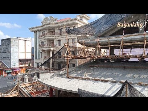 (V16) Renovasi bangunan kelenteng Ing Hok Kiong Bagansiapiapi 峇眼亞比 永福宮 ...