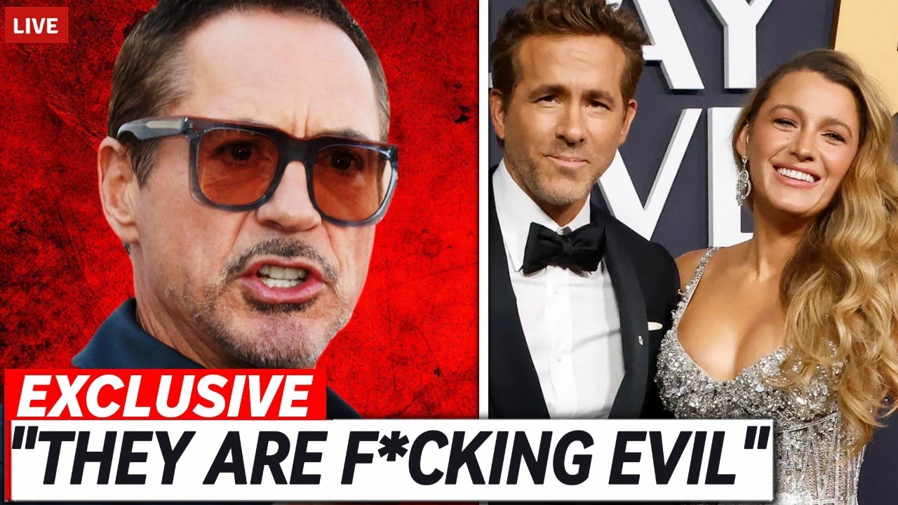 Robert Downey Jr EXPOSES Blake & Ryan TRIED To LOCK Him Up Like Justin ...