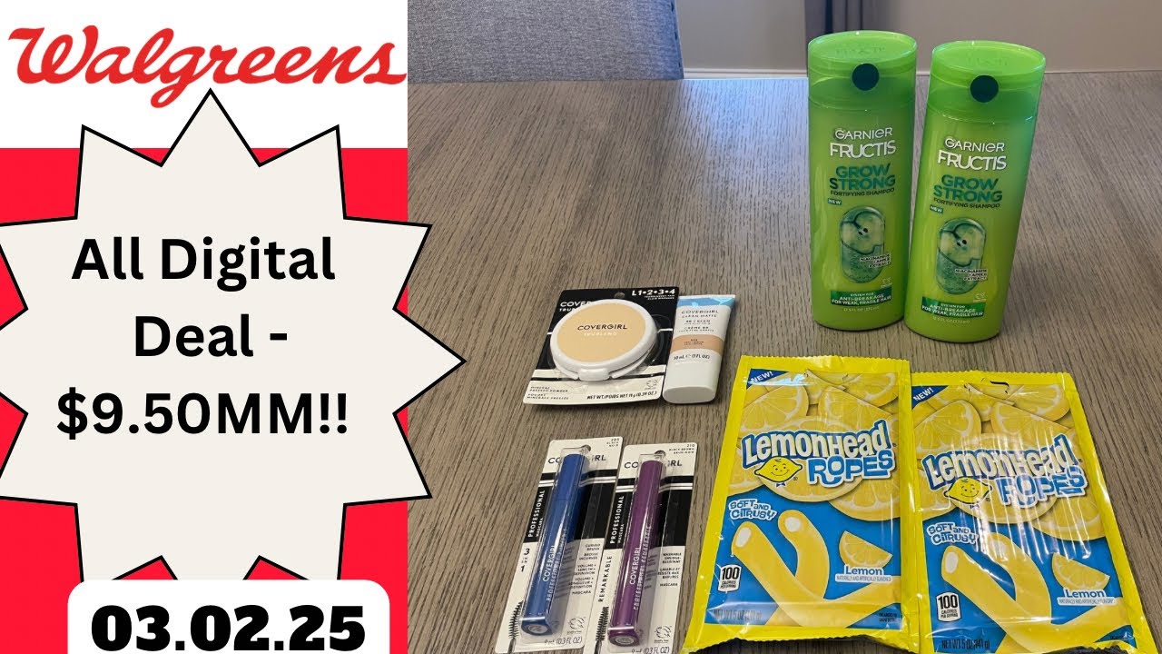 Walgreens All Digital Scenario - 3/2/25 Over $9 Moneymaker - Newbie ...
