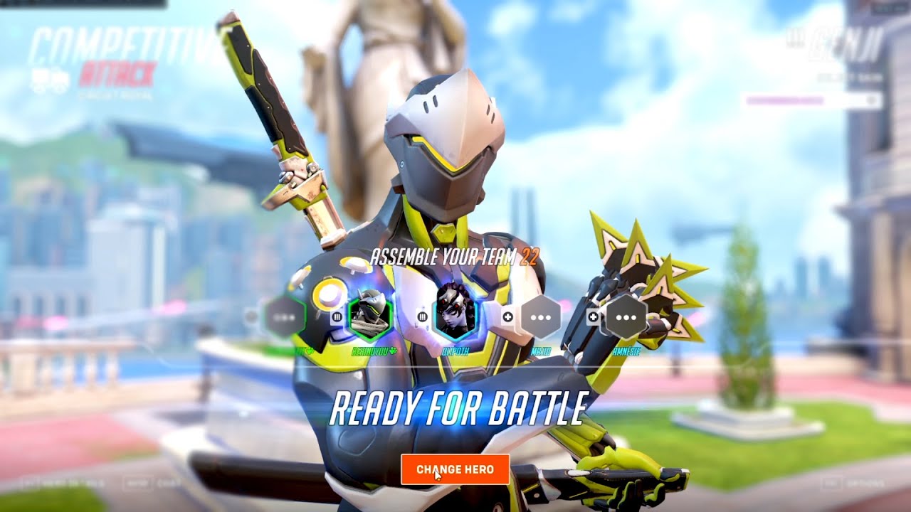 SHADDER2K TOP 500 GENJI ONE TRICK! [ OVERWATCH 2 SEASON 5 TOP 500 ...