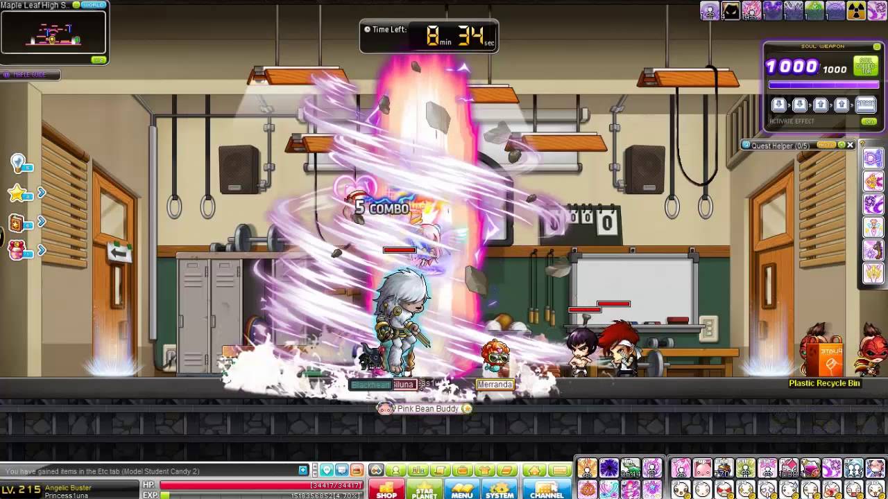 Maplestory Maple Leaf High 11-4-15 - YouTube