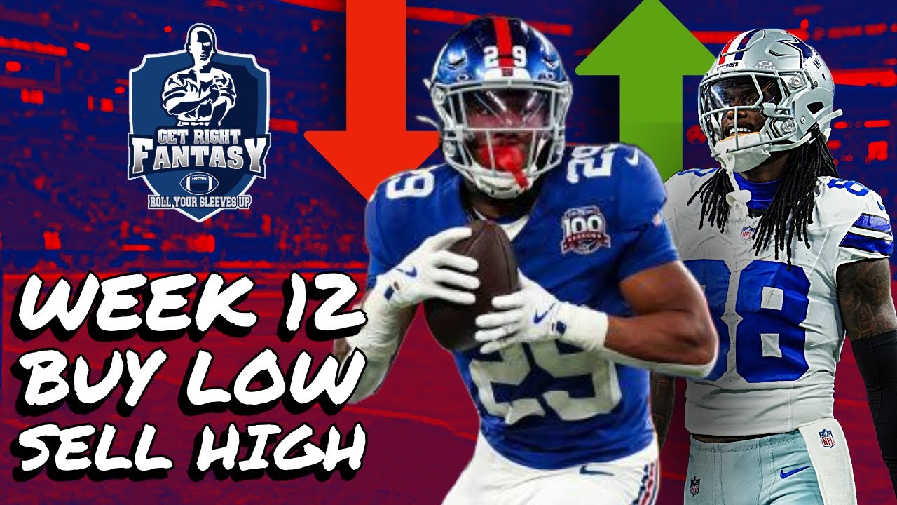 Buy Low / Sell High Week 12 TRADE Deadline Targets & *LIVE* Q&A - YouTube