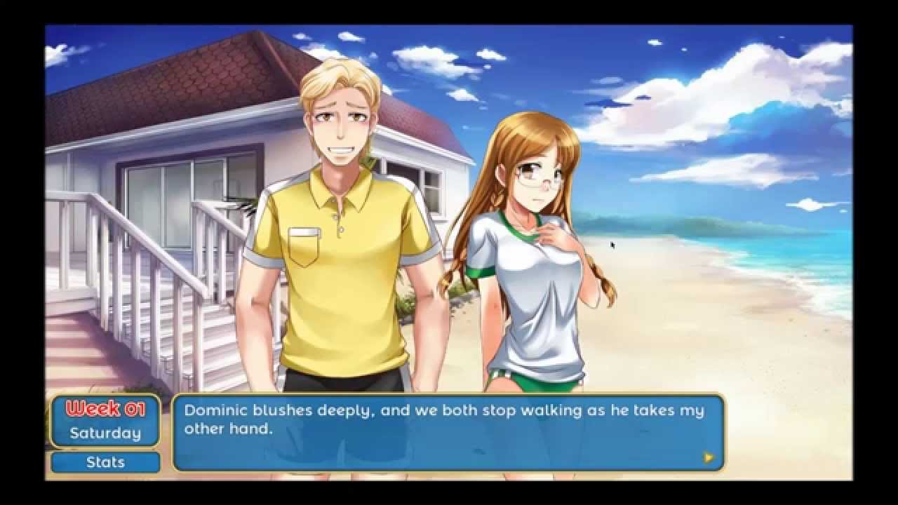 Lets Play Roommates Anne Dominic Romance Scenes - YouTube