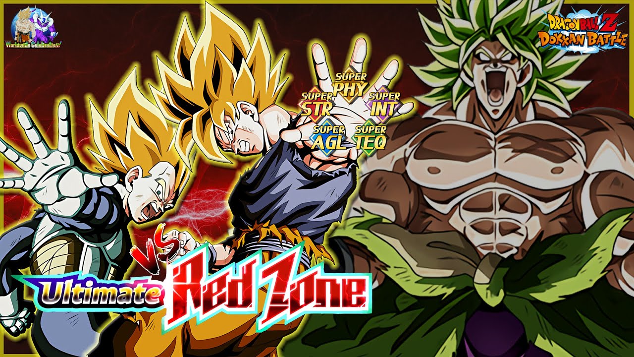 FINALLY! HOW TO BEAT RED ZONE BROLY RAINBOW SUPER TEAM MISSION WITH LR ...