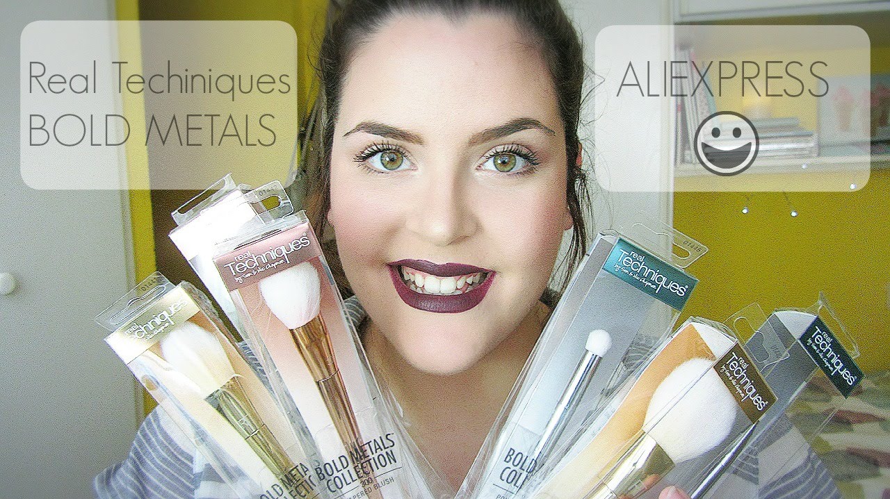 Review Real Techniques "Bold Metals"// Aliexpress - YouTube