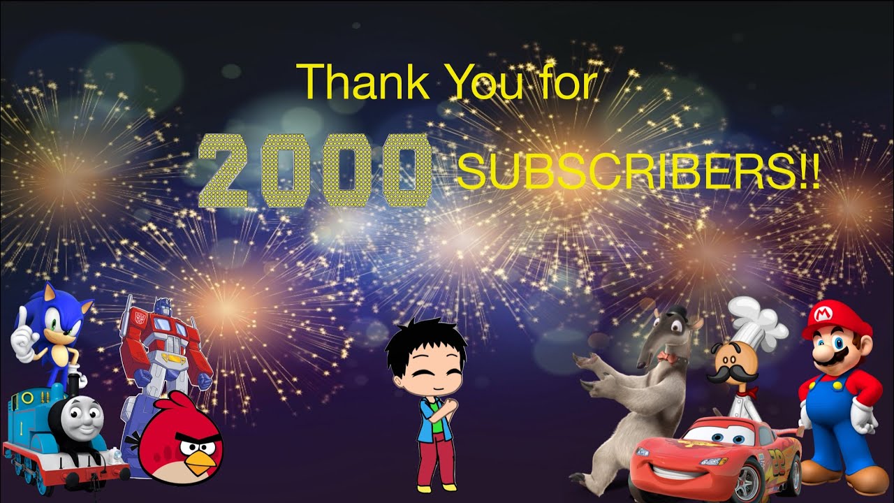 I Reached 2000 Subscribers on YouTube - YouTube
