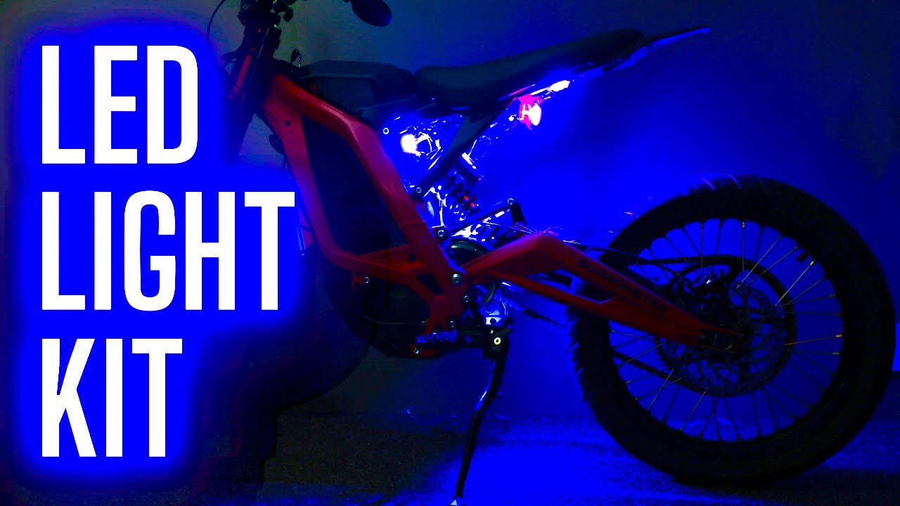 My New Product! // Sur Ron LED Underglow Light Kit - YouTube