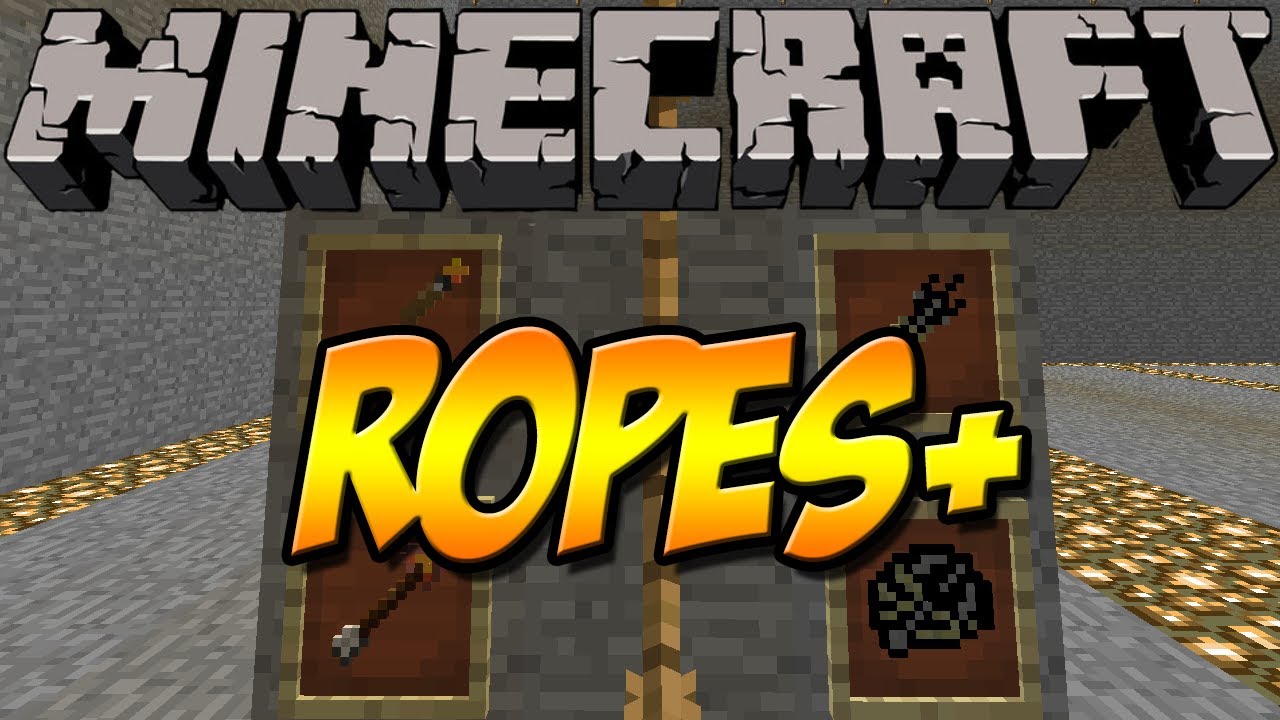 KLETTER SEILE IN MINECRAFT | Ropes+ Mod | Minecraft Mod Review [DEUTSCH ...