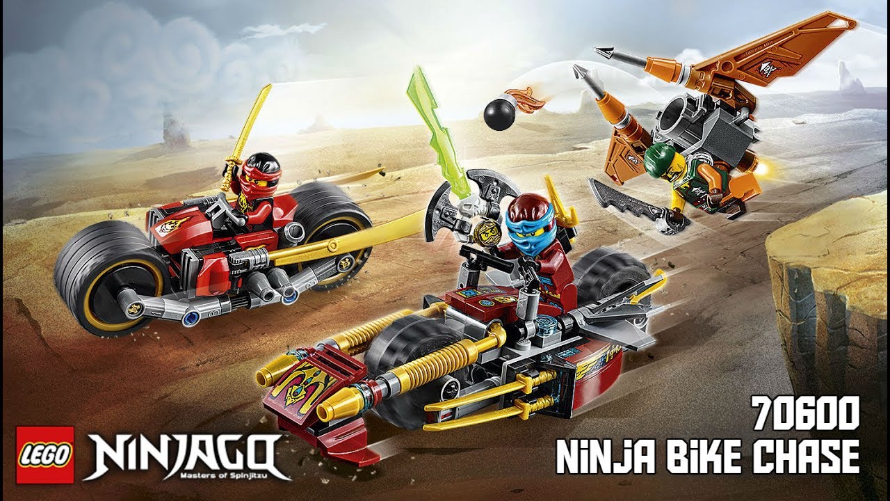 Lego Ninjago Skybound 70600 Ninja Bike Chase Set Review - YouTube
