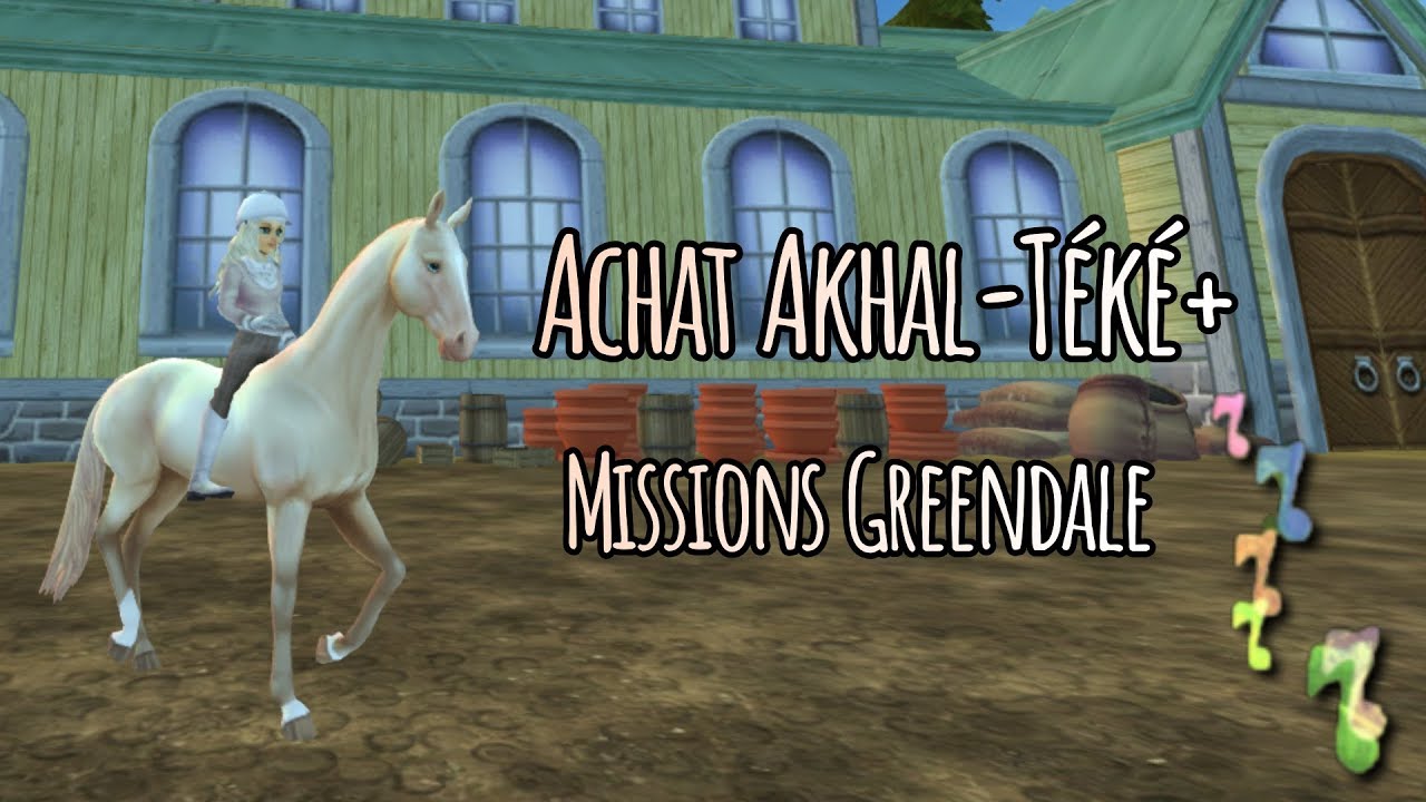 SSO: ACHAT Akhal-Téké + MISSIONS à Greendale ! - YouTube