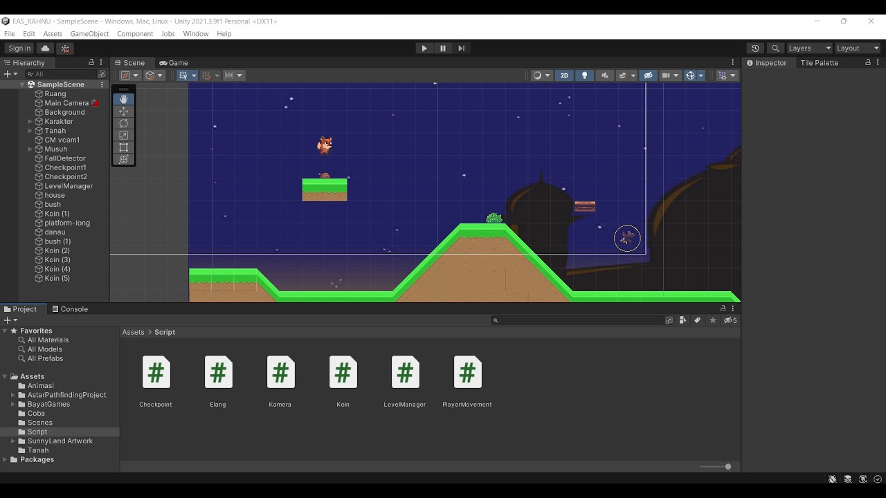 Eas Pengembangan Game Unity 2d Youtube