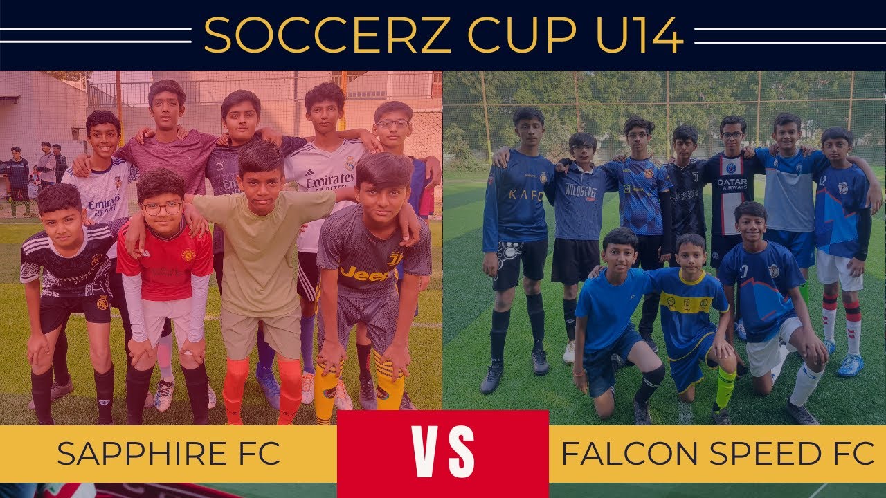 SAPPHIRE FC VS FALCON SPEED FC | SOCCERZ CUP U14 2025 - YouTube