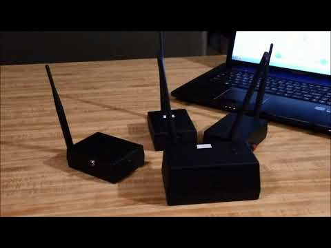 A 4 NODE WIRELESS MESH - YouTube
