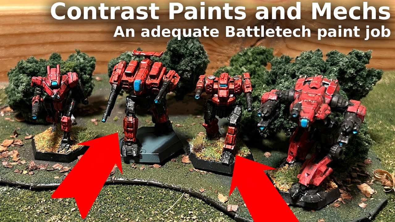 Contrast Paints - An Adequate way to Paint Battlemechs - Kell Hounds ...