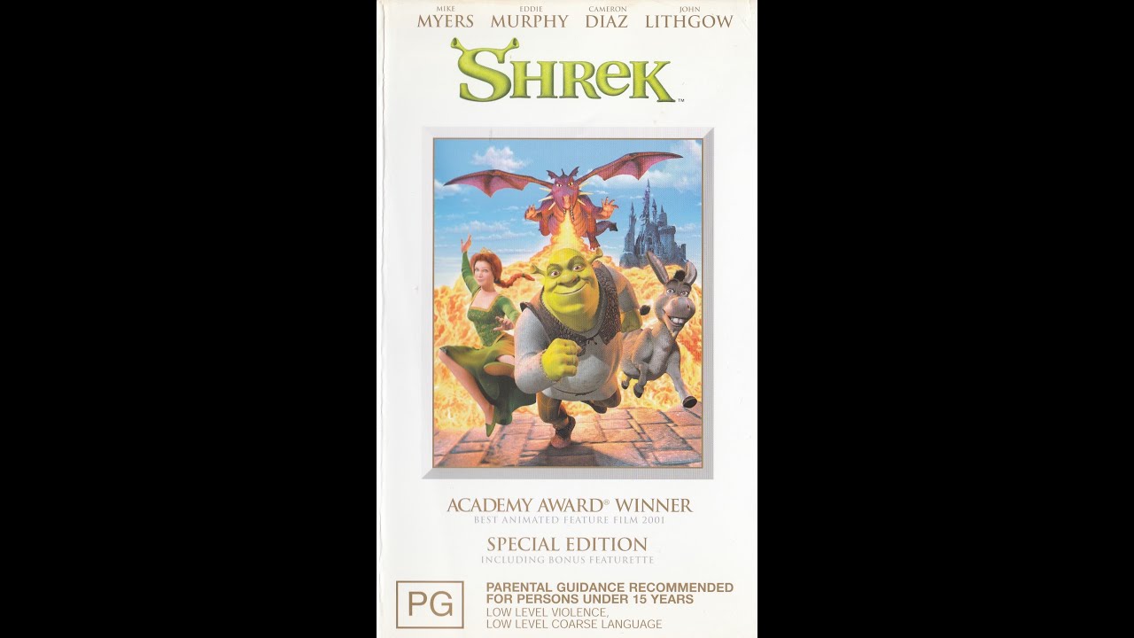 Opening To Shrek Special Edition 2002 VHS (Australia) - YouTube