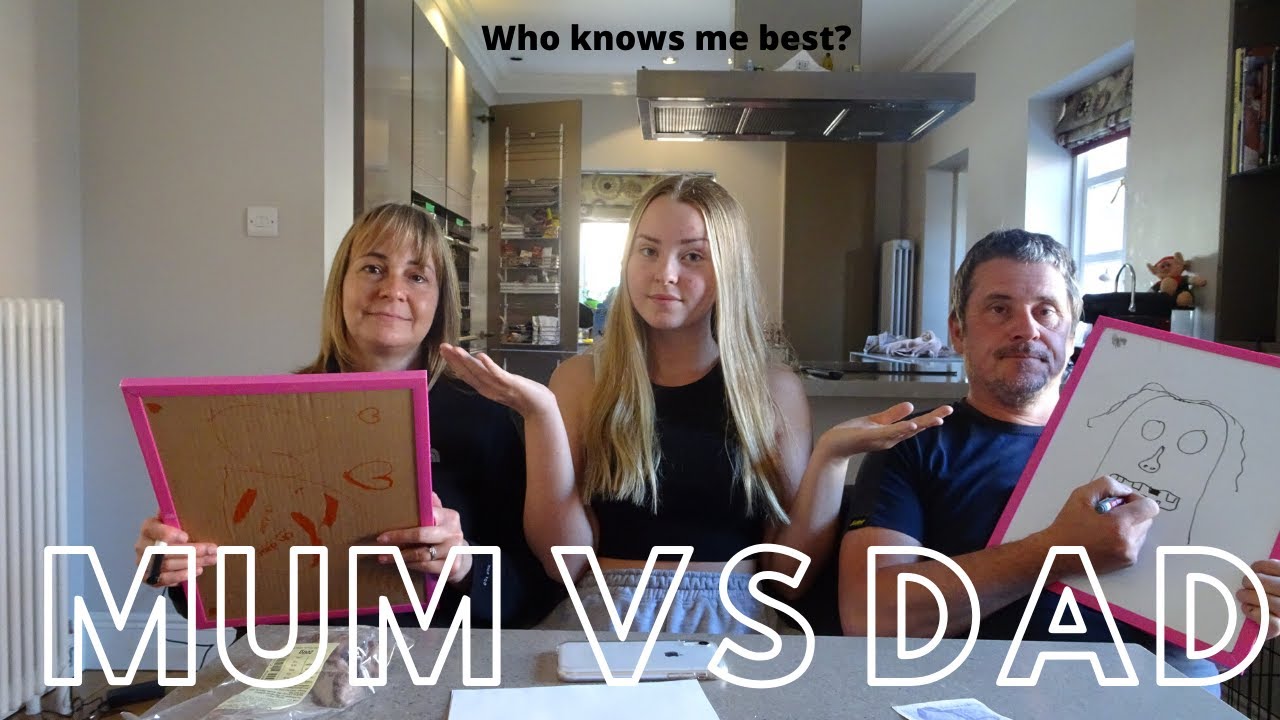 WHO KNOWS ME BETTER; MUM VS DAD? - YouTube