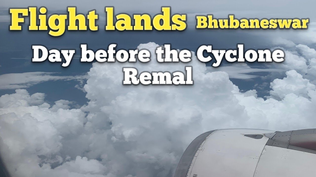 Flight Landing | Incredible Aerial Views: Smooth Landing at Bhubaneswar ...