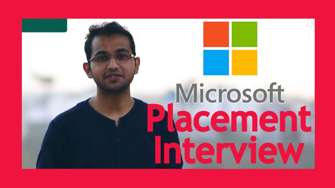 Campus Placement -Microsoft- Software Developer - YouTube