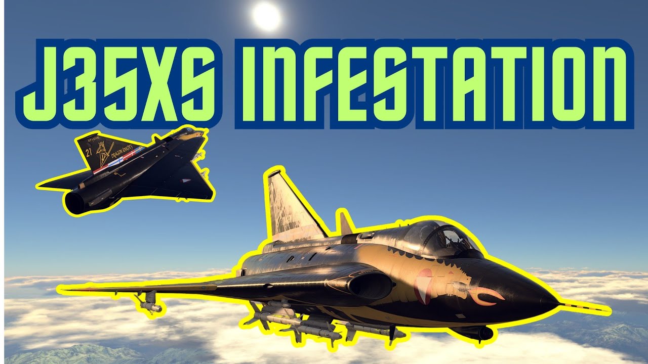 j35xs Infestation #warthunder #warthunderplanes - YouTube