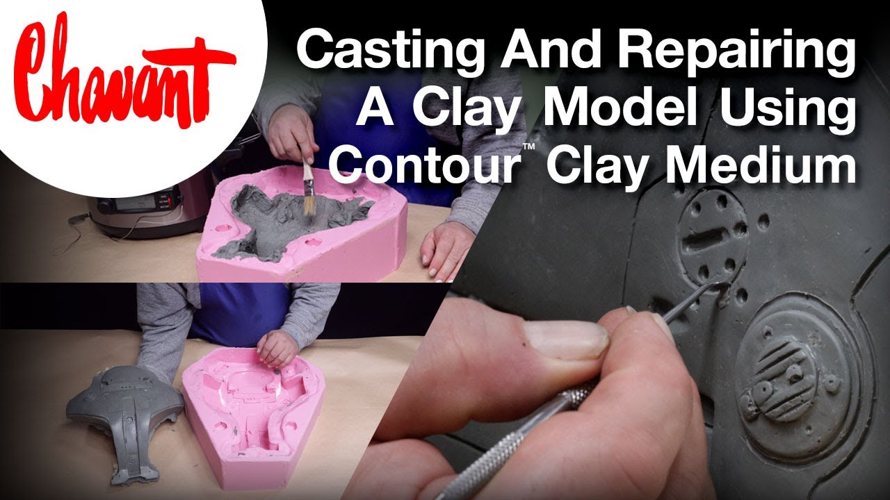 Casting and Repairing a Clay Model Using Chavant Contour Oil Based Clay ...