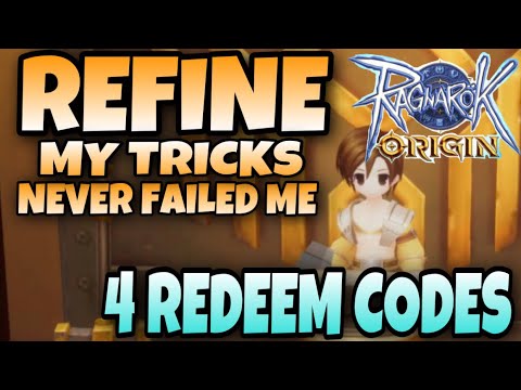 ROO REFINE MY TRICKS NEVER FAILED ME and 4 REDEEM CODES November 4, 2023 ] Ragnarok Origin ...