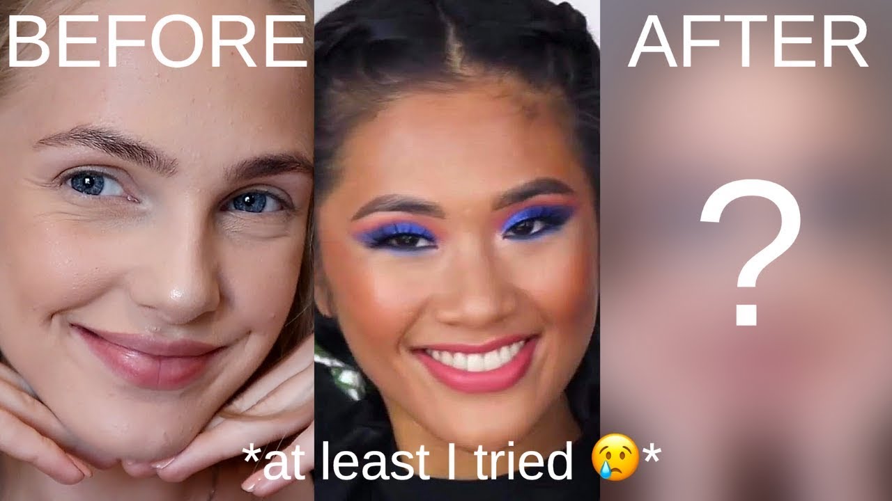 I Tried Following A Makeup Tutorial.... | Victoria Mable - YouTube