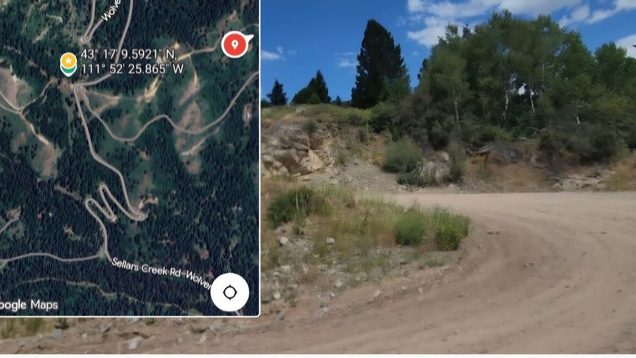 Drive over the Double W Divide mountain pass in wolverine pass rd ...