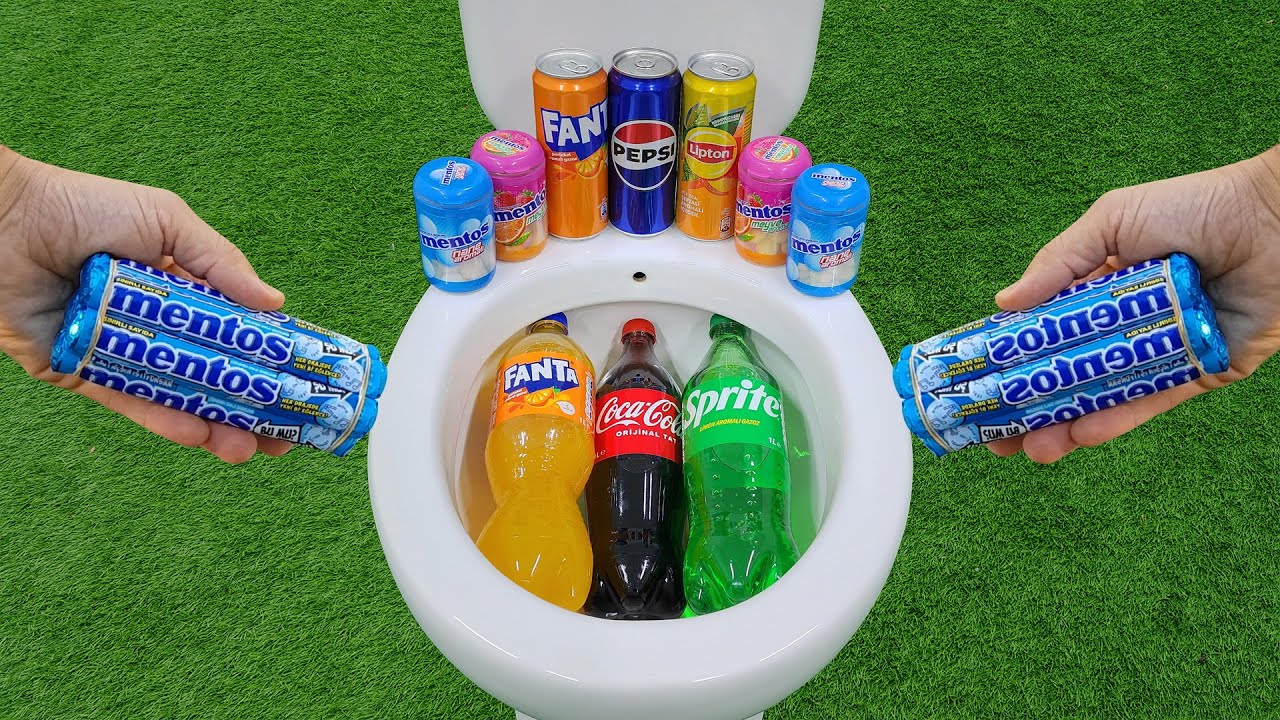 Big Fanta, Coca Cola, Sprite VS Popular Sodas !!! Fanta, Pepsi, Lipton ...