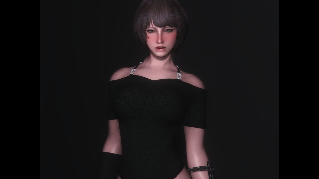 스카이림 의상 - gothic suit skyrim mod - YouTube