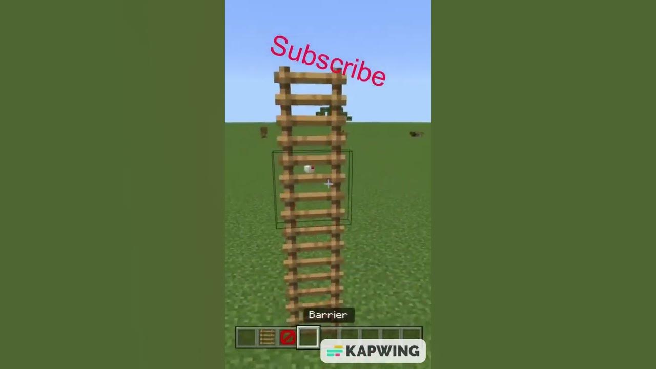 How to build a Floating ladders in Minecraft 👍 #shorts #minecraft - YouTube