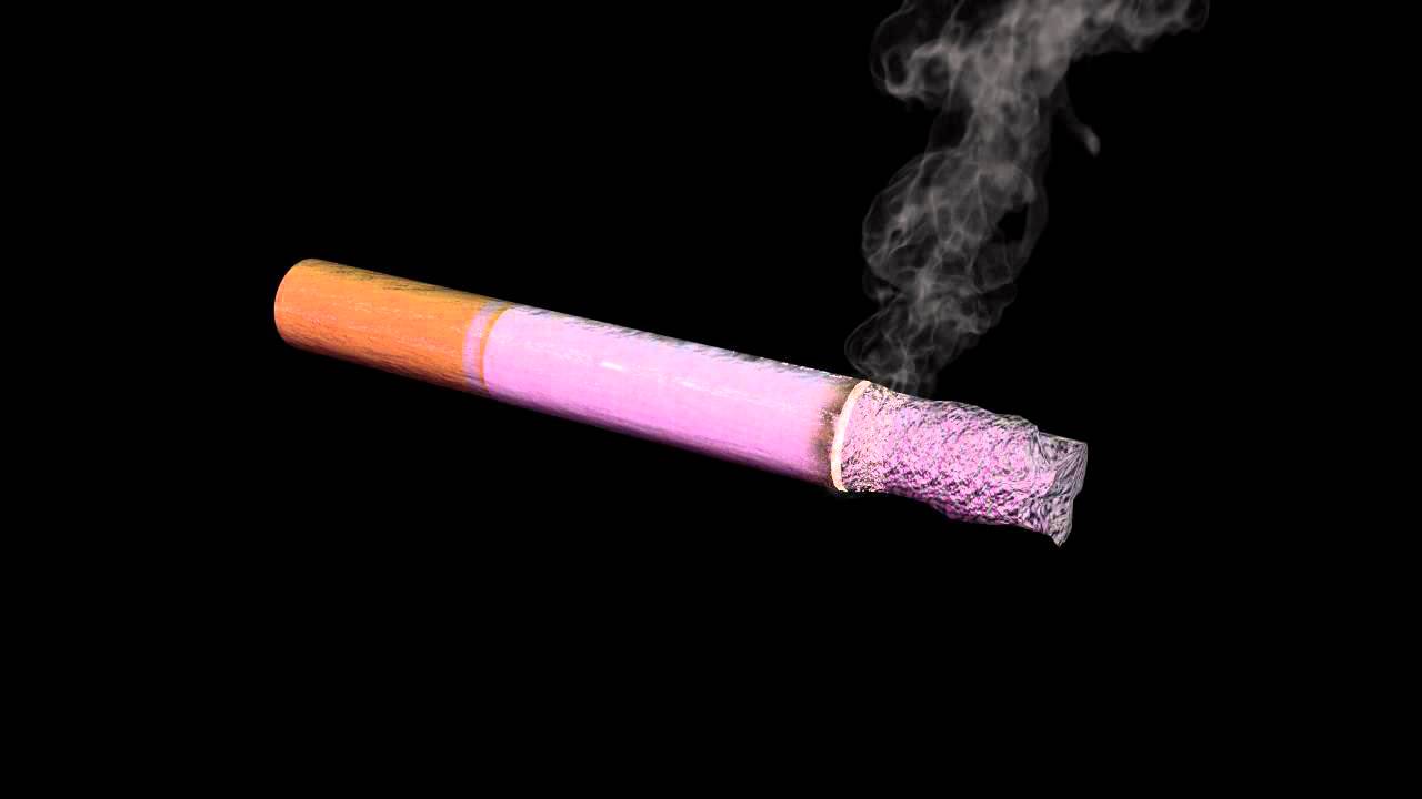 Maya cigarette simulation - YouTube