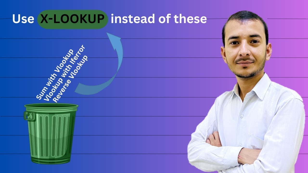 How to use X - LOOKUP in Excel | Advance version of Vlookup - YouTube
