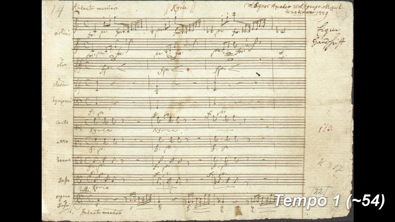 Agnus Dei (Peters Edition) - W.A.Mozart - piano accompaniment ...