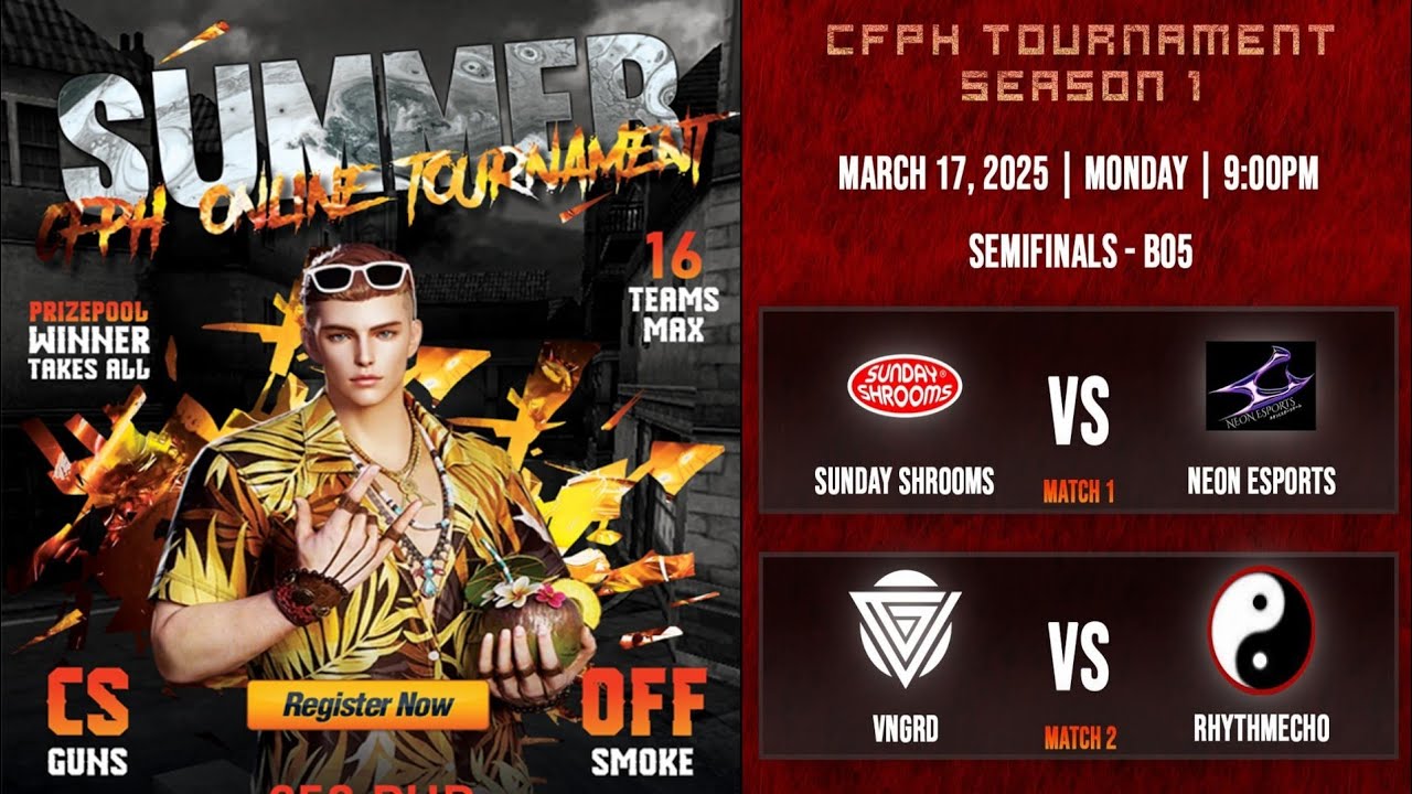 CFPH TOURNAMENT: SUMMER CFPH ONLINE TOURNAMENT - S1 DAY 4 [SEMIFINALS] by: CHANZY - YouTube