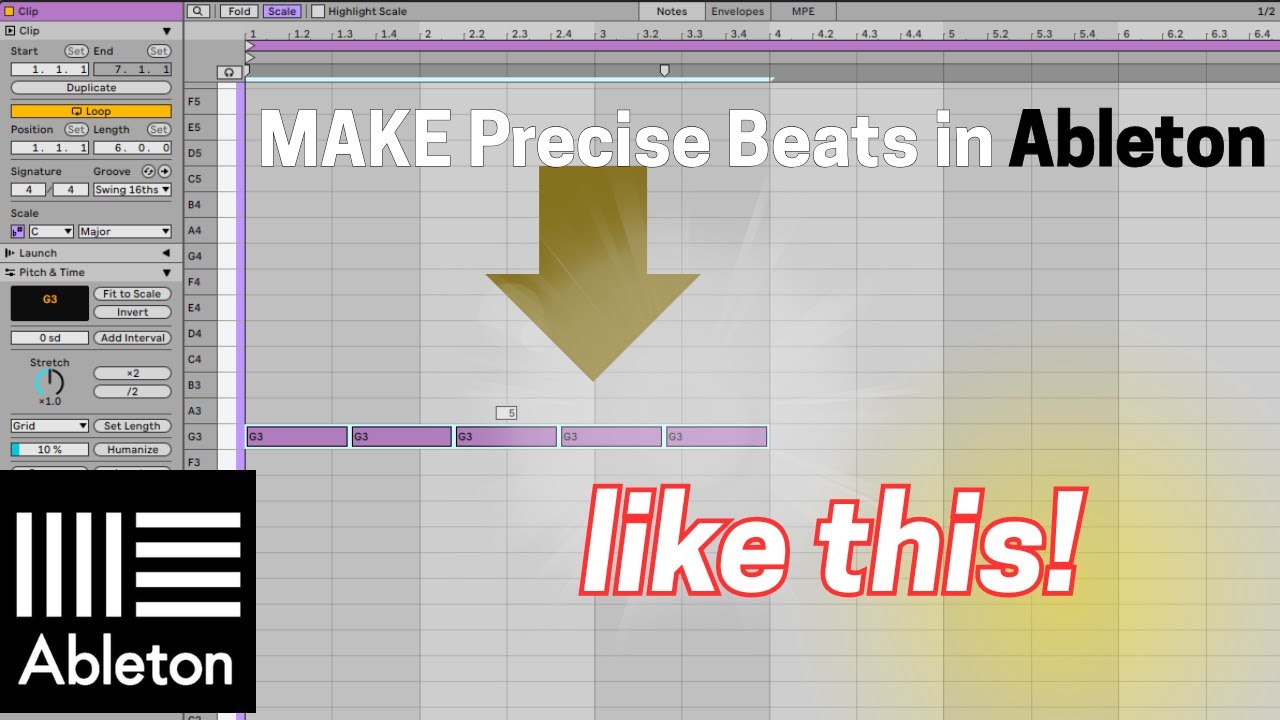 Create Intricate Beats Quickly in Ableton | MIDI Editing for Fast ...