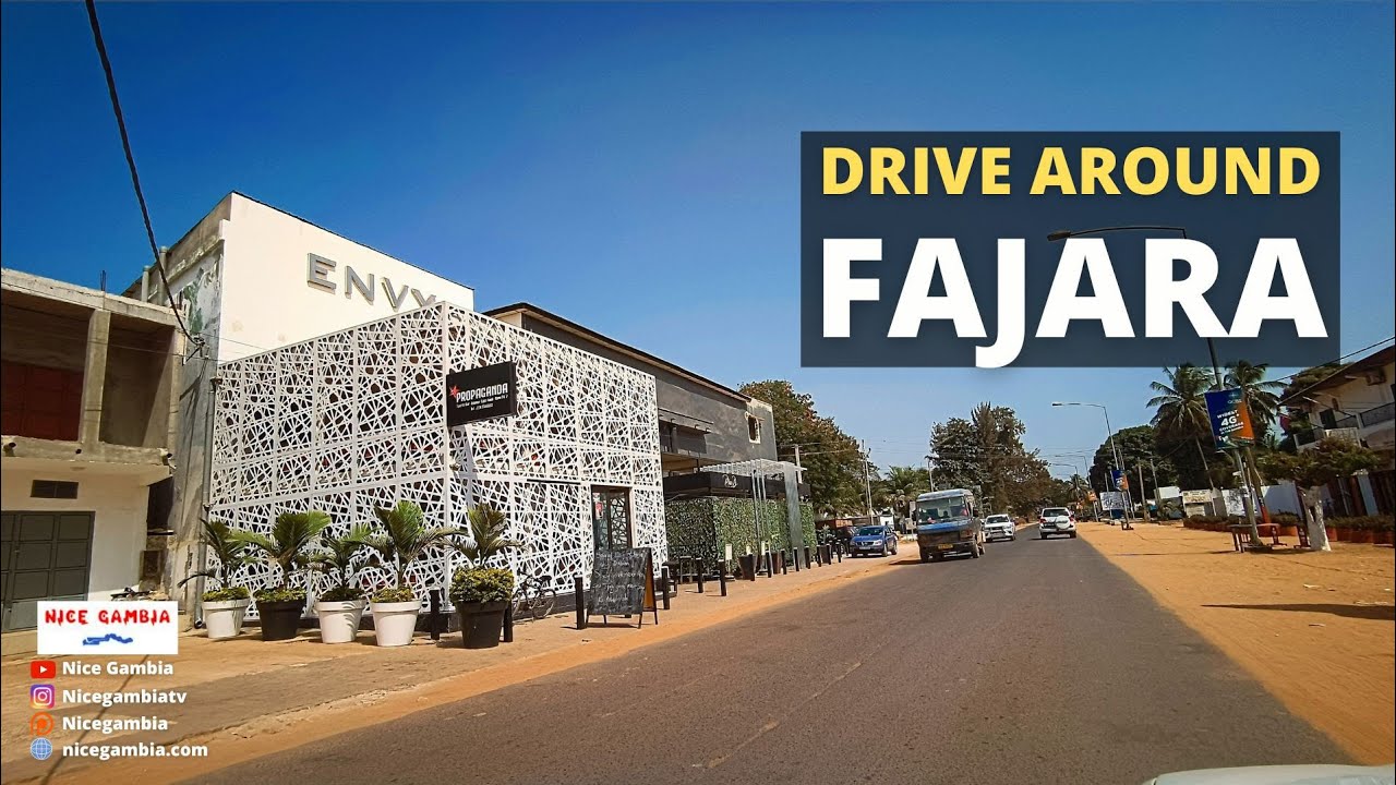 Drive around Fajara in The Gambia - YouTube