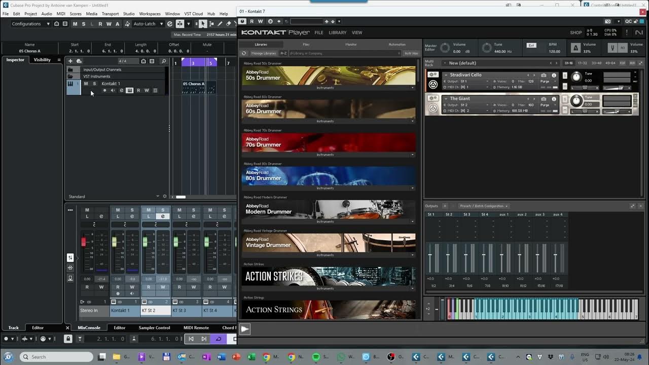 Cubase Academy: using multiple Kontakt outputs in Cubase - YouTube
