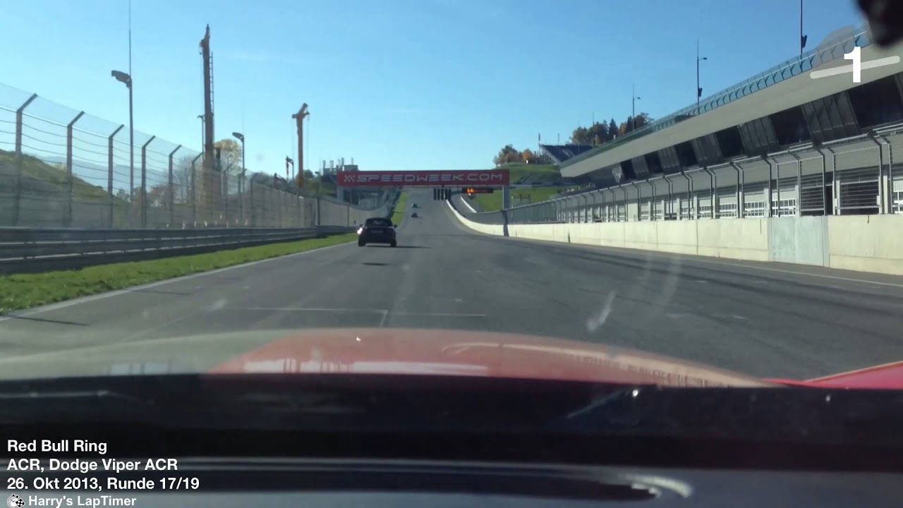 Red Bull Ring Freies Fahren 26.10.2013 Dodge Viper ACR - YouTube