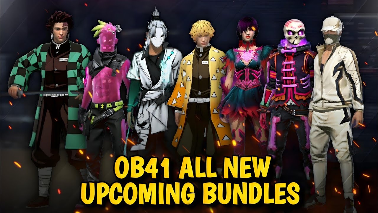OB41 UPCOMING ALL NEW BUNDLES IN FREE FIRE | FREE FIRE NEW BUNDLES FULL ...