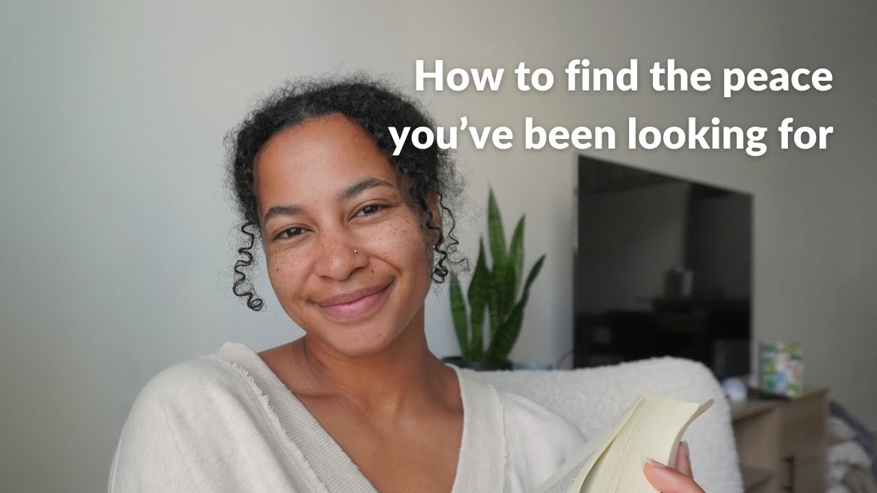 Finding the peace you've been looking for (it's simpler than you think ...