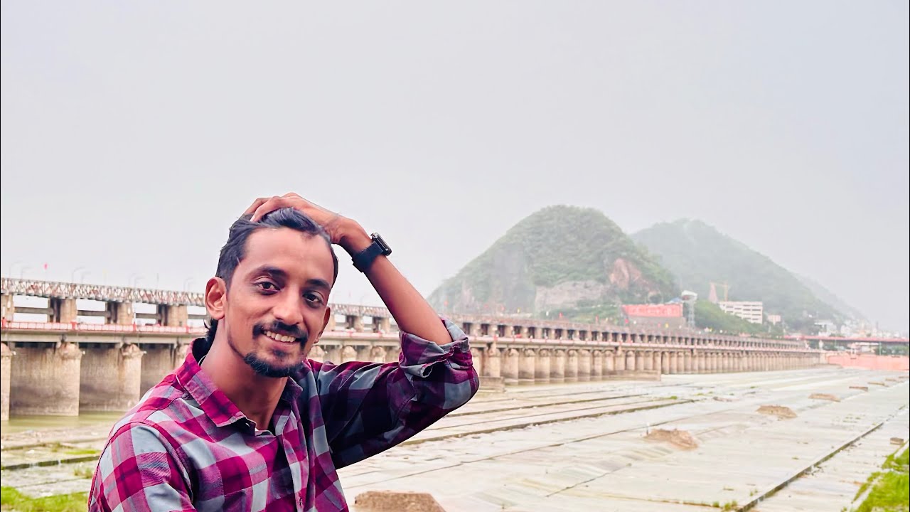 If you were to walk on the Prakasam Barrage in the cold nature of ...