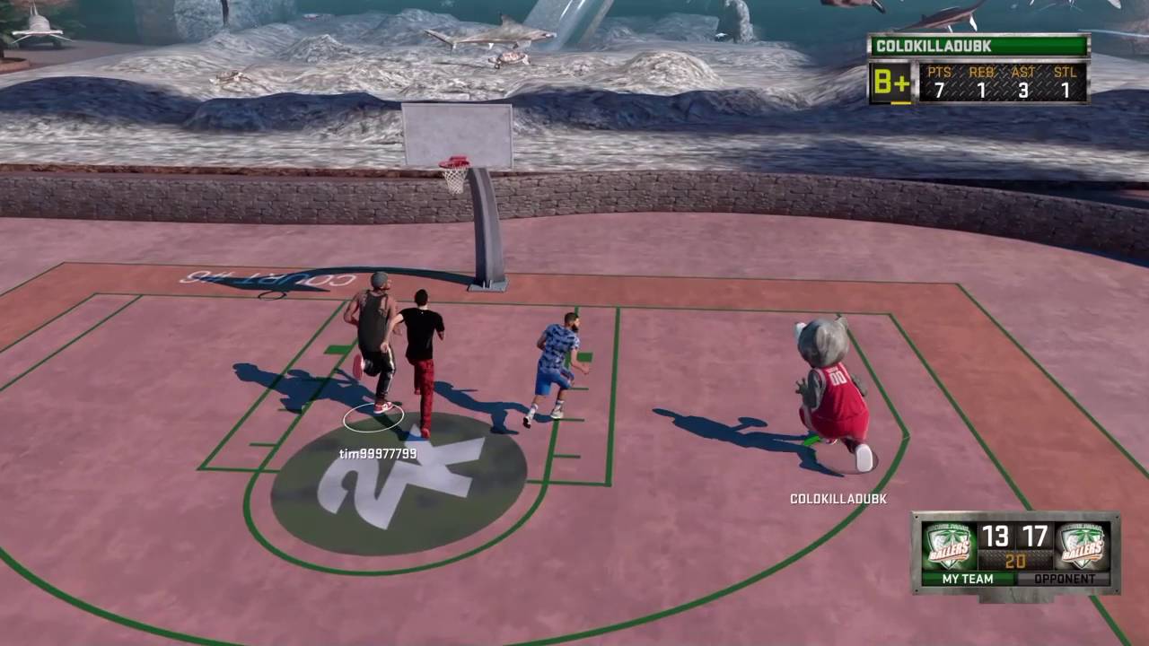 NBA 2K16 Clutch Rockets Mascot L3 Hoop Mixtape - YouTube