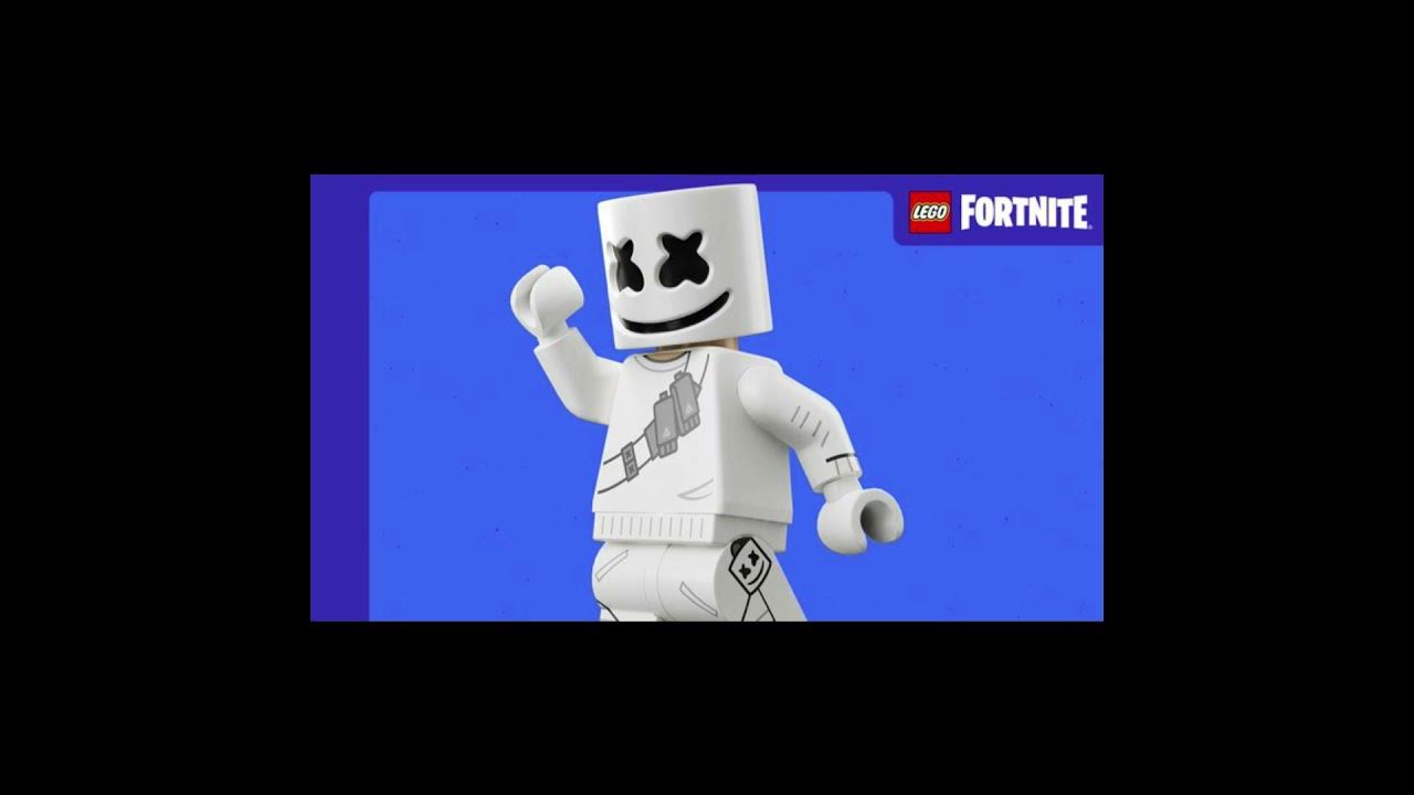 Novo Estilo Lego Marshmello Fortnite Shorts Youtube