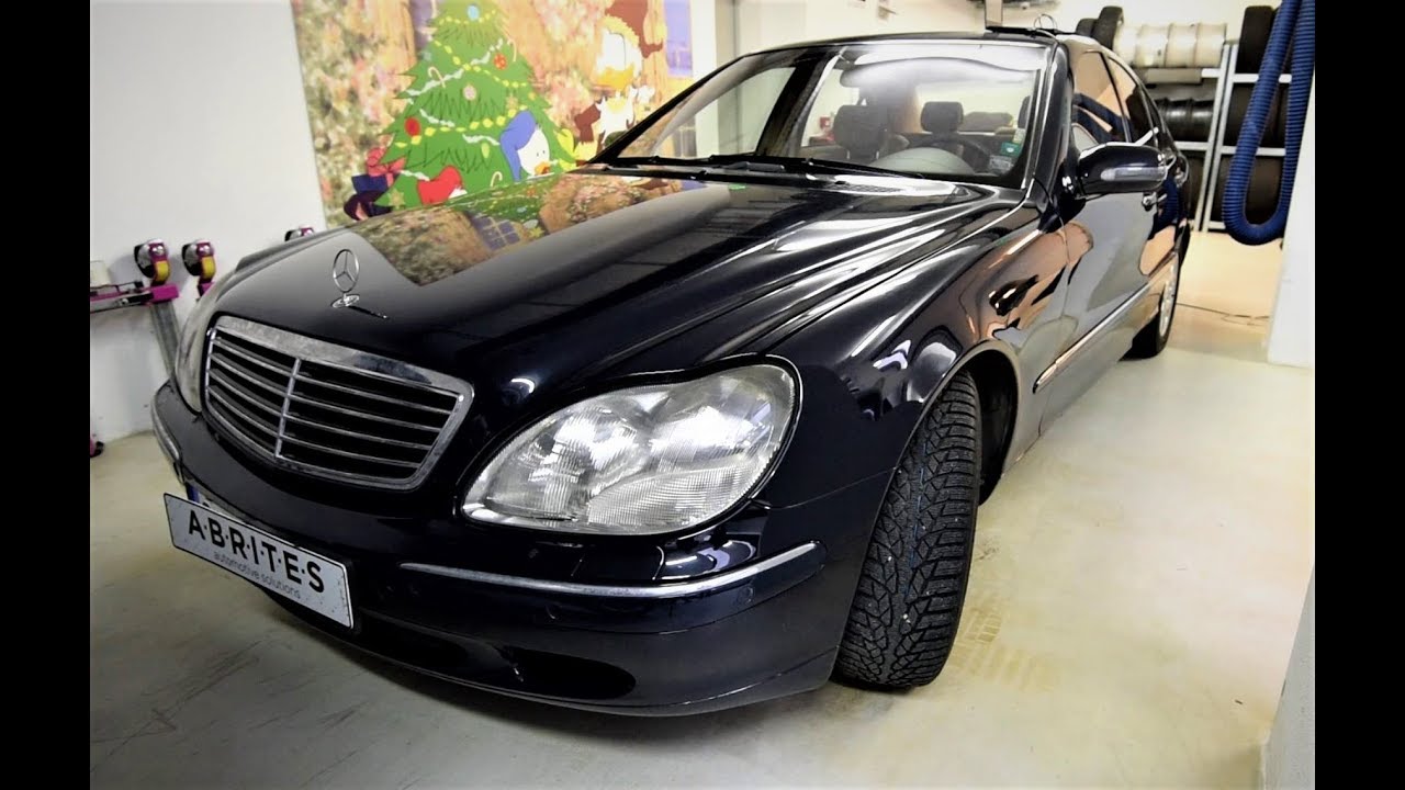 Mercedes W220 S-Class before the facelift all keys lost- AVDI password ...