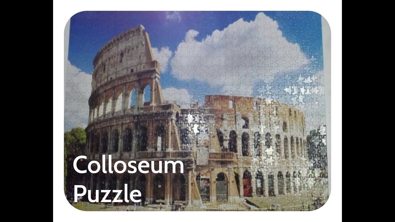 Colloseum puzzle Timelapse - YouTube